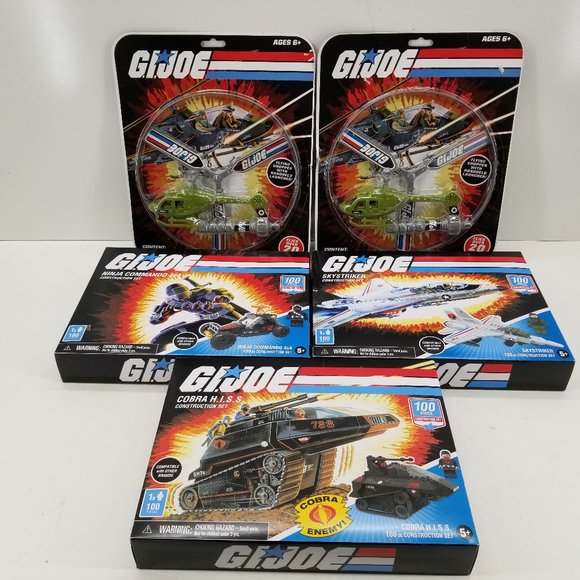 Gi Joe | Toys | 5 Of Gi Joe Ninja Skystriker Cobra Flying Chopper ...